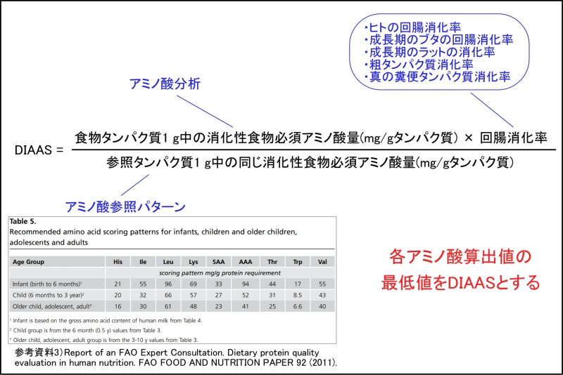 DIAAS（消化性必須アミノ酸スコア） | お魚たんぱく健康研究会